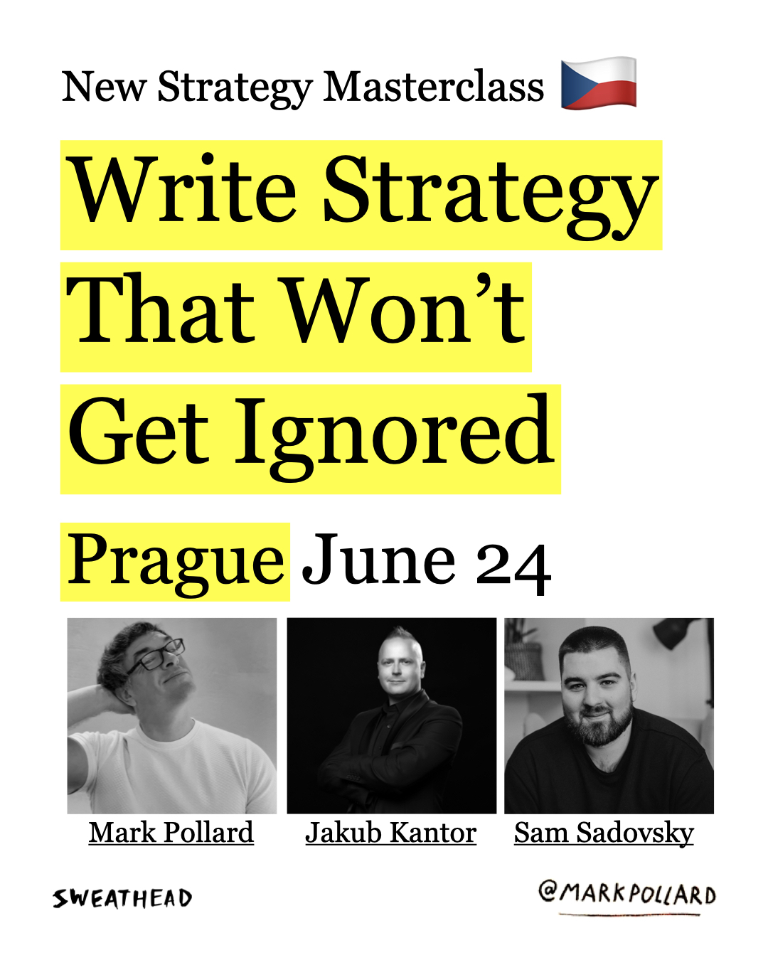Prague Strategy Masterclass with Mark Pollard - Sweathead